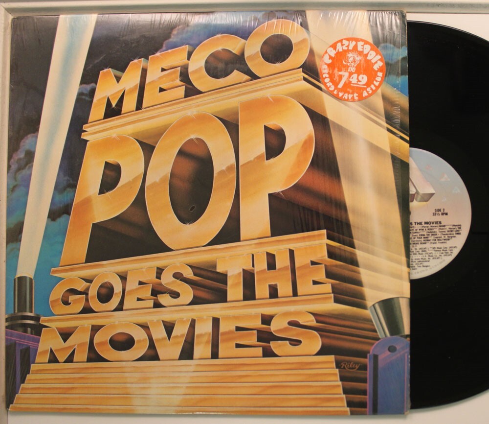 Meco Lp Pop Goes The Movies On Arista - Vg++ / Vg++ To Nm (In Shrink ...
