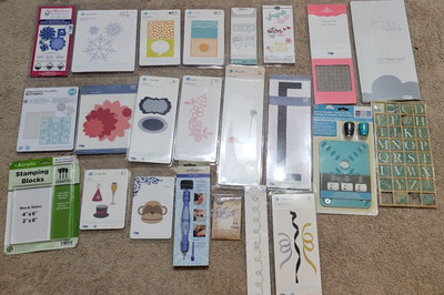 Lot QuicKutz Cutting Dies Cookie Cutter WeR Stamping Blocks Sizzix ...