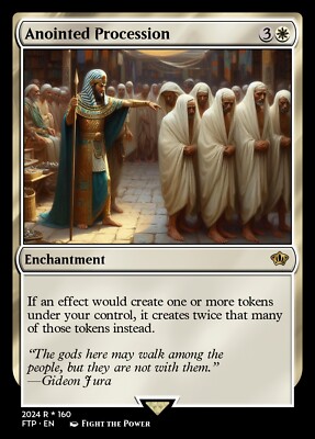 Anointed Procession Fan Art Style Card For EDH and Playtest | eBay
