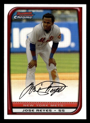 2008 Bowman Chrome Refractor #62 Jose Reyes Mets | eBay