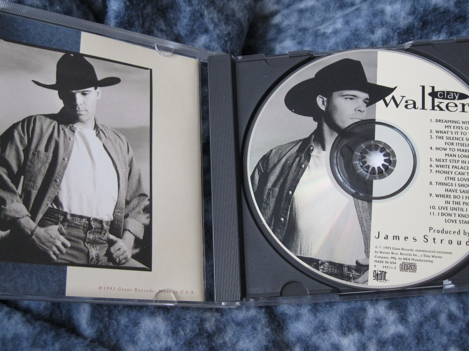 CLAY WALKER CD "CLAY WALKER" GIANT RECORDS | eBay