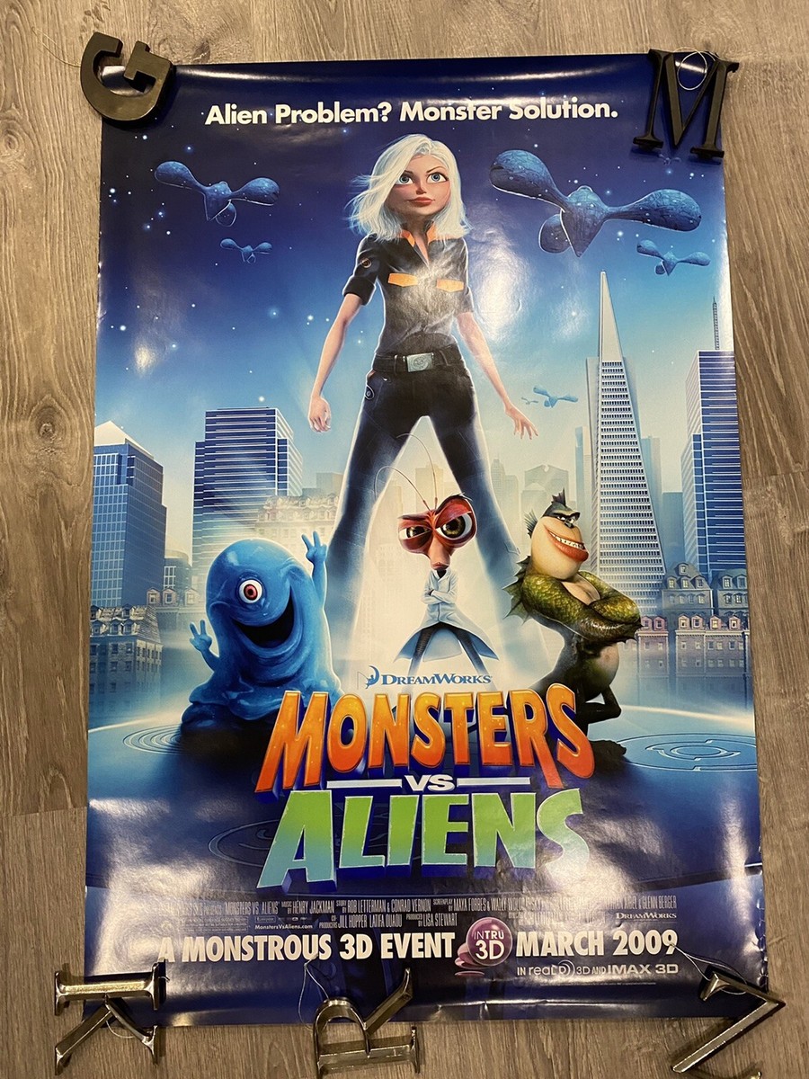 Monsters Vs Aliens Movie Poster
