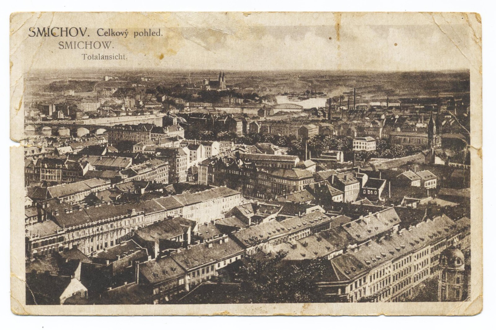 SMICHOV, A SECTION OF PRAGUE, CZECHOSLOVAKIA 1922 | eBay