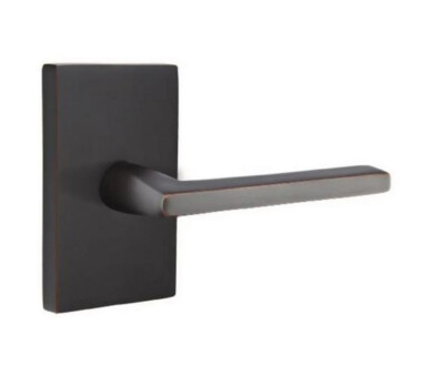 Emtek Helios Left Handed Non-Turning Two-Sided Dummy Door Lever Set ...