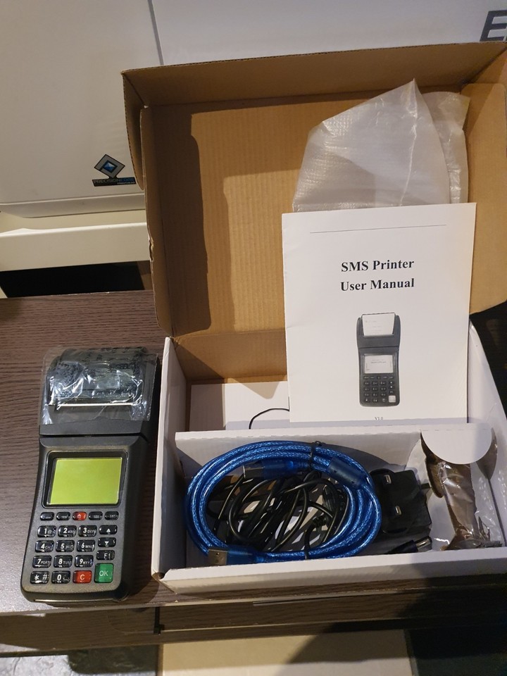 Portable Handheld Online Wireless Thermal Pos Mini 3G Gprs Terminal ...