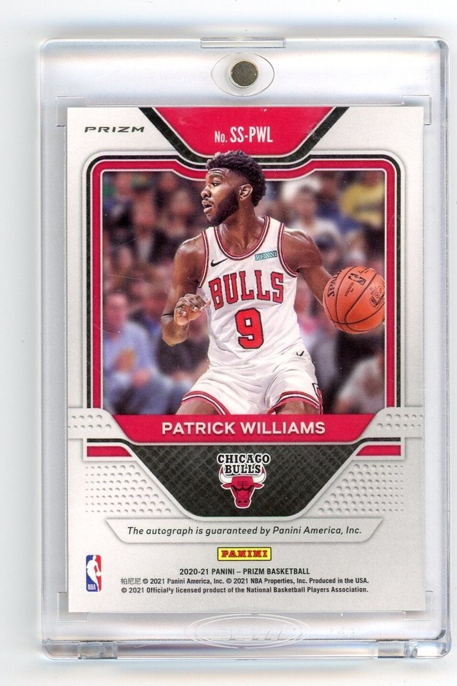 Patrick Williams 2020-21 Panini Prizm Sensational Signatures Red Scope ...