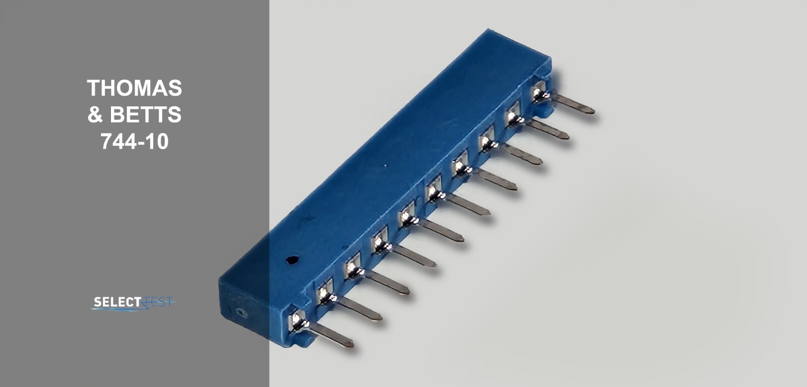 THOMAS & BETTS 744-10 (LOT OF 275) 10 PIN SINGLE ROW SOCKET ***LOOK ...