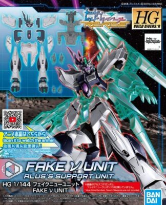 Bandai HG Build Divers:R 029 1/144 HGBD Fake Nu Unit / V Unit Gundam ...