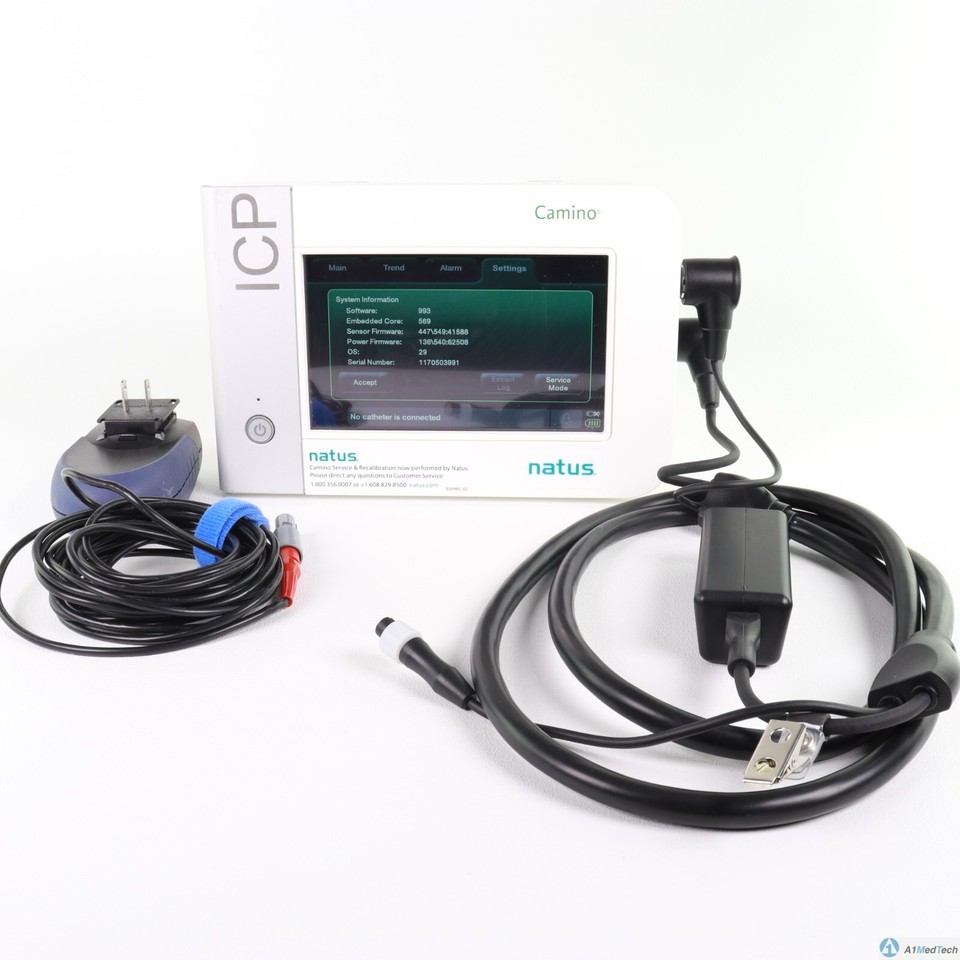 Natus Integra Camino ICP CAM02 Monitor with CAMCABL, Power Adapter ...