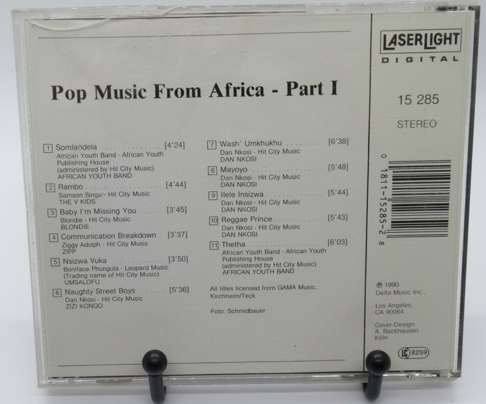 AFRICAN YOUTH BAND - POP MUSIC FROM AFRICA PART 1 MUSIC CD, 11 TRKS ...