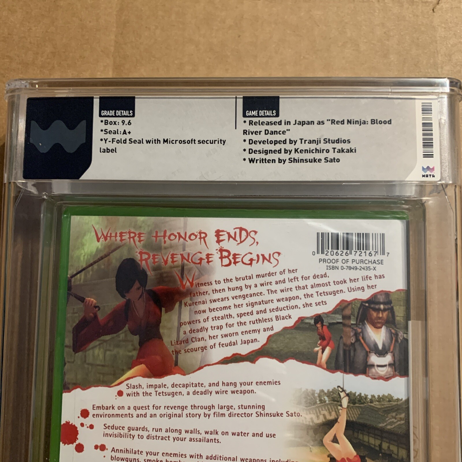 Red Ninja: End of Honor (Microsoft Xbox, 2005) for sale online | eBay