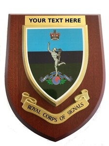 Royal Corps Of Signals Personalised Military Wall Plaque | eBay