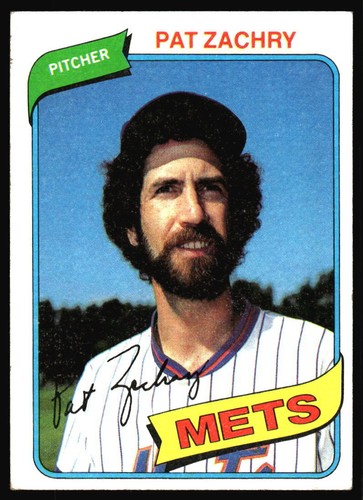 1980 Topps Pat Zachry #428 New York Mets L2 | eBay