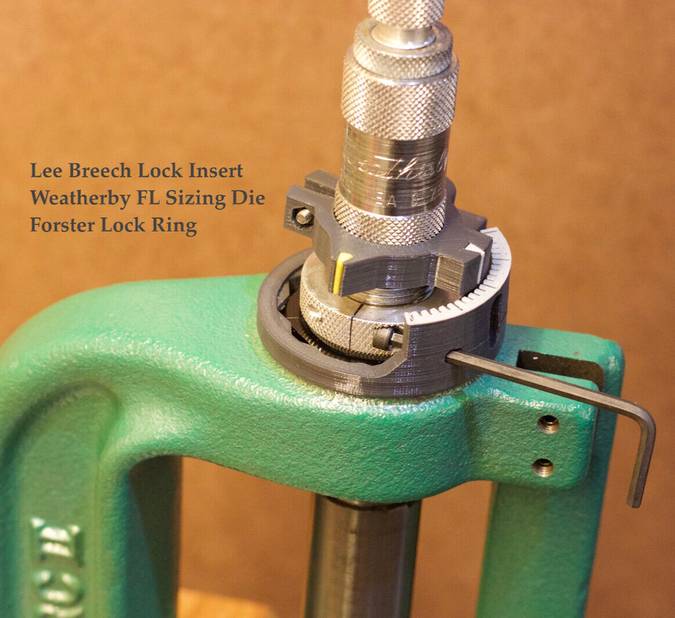 Reloading Die Depth Adjusting Fixture for Shoulder Bump, Crimp, Primer ...