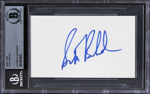 Scott Bakula Star Trek Enterprise Authentic Signed 3x5 Index Card BAS ...