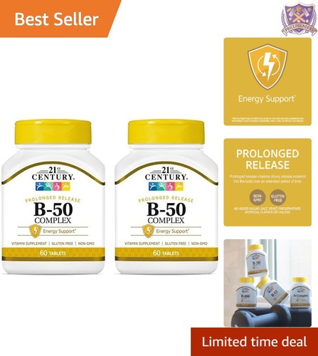 Prolonged Release Tablets Gluten Free 50 Count Energy Management Pack of 2 | eBay