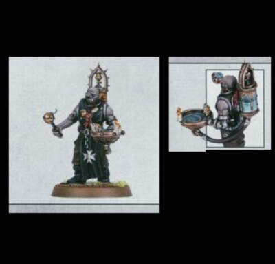 Warhammer 40k Black Templars Servitor Chaplain Grimaldus Retinue Single ...