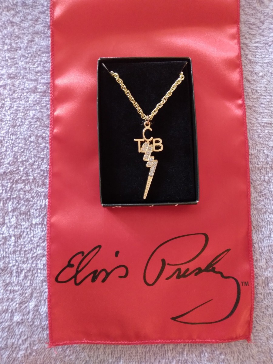 Tcb Necklace Worn By Elvis Elvis Presley Necklace TCB Pendant Taking