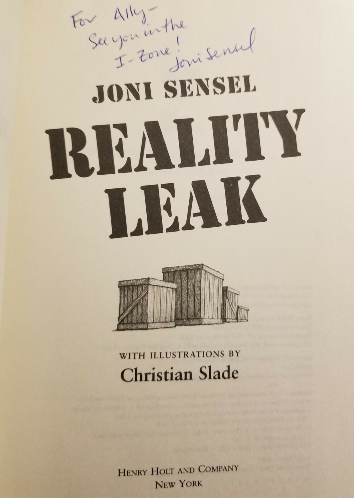 Reality Leak by Joni Sensel (2007, Hardcover) for sale online | eBay
