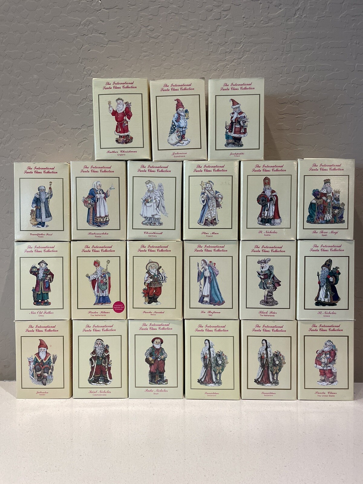 The International Santa Claus Collection Lot of 21 with Original Boxes ...