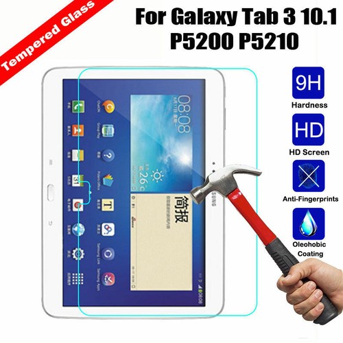 For Samsung Galaxy Tab 3 P5200 P5210 S3 Tab A 9H Tempered Glass Screen ...