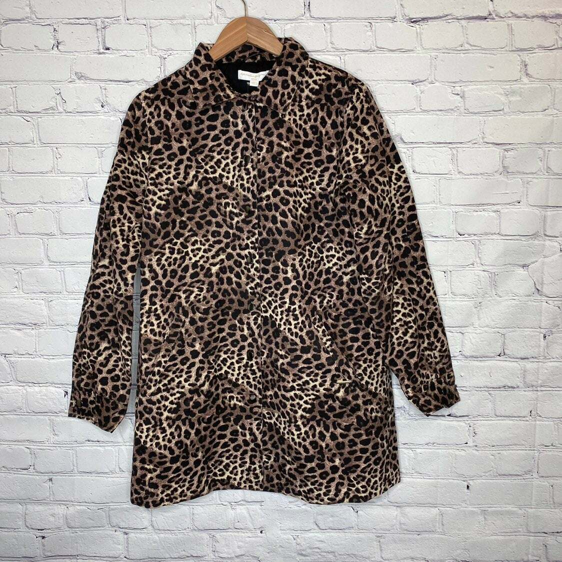 Spiritual Gangster NWT Women's Cheetah Dope Soul Coaches Jacket, Size ...