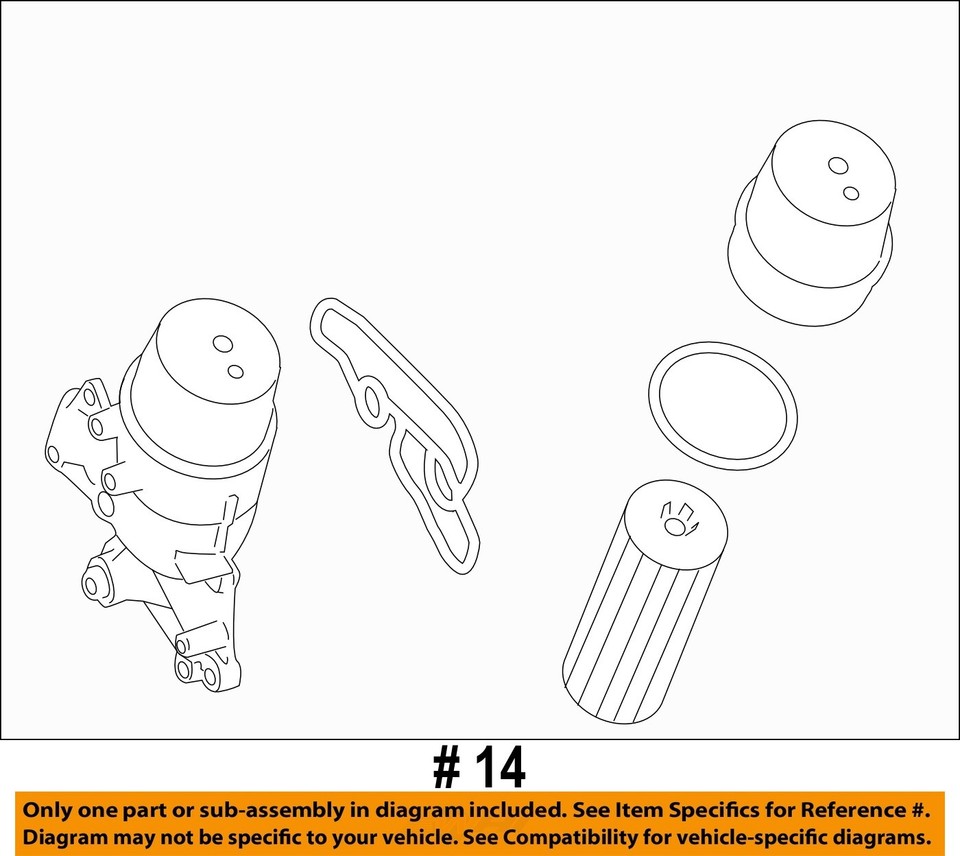 MERCEDES OEM 12-13 S550 4.6L-V8 ENGINE-Oil Filter Housing 2781800410 | eBay