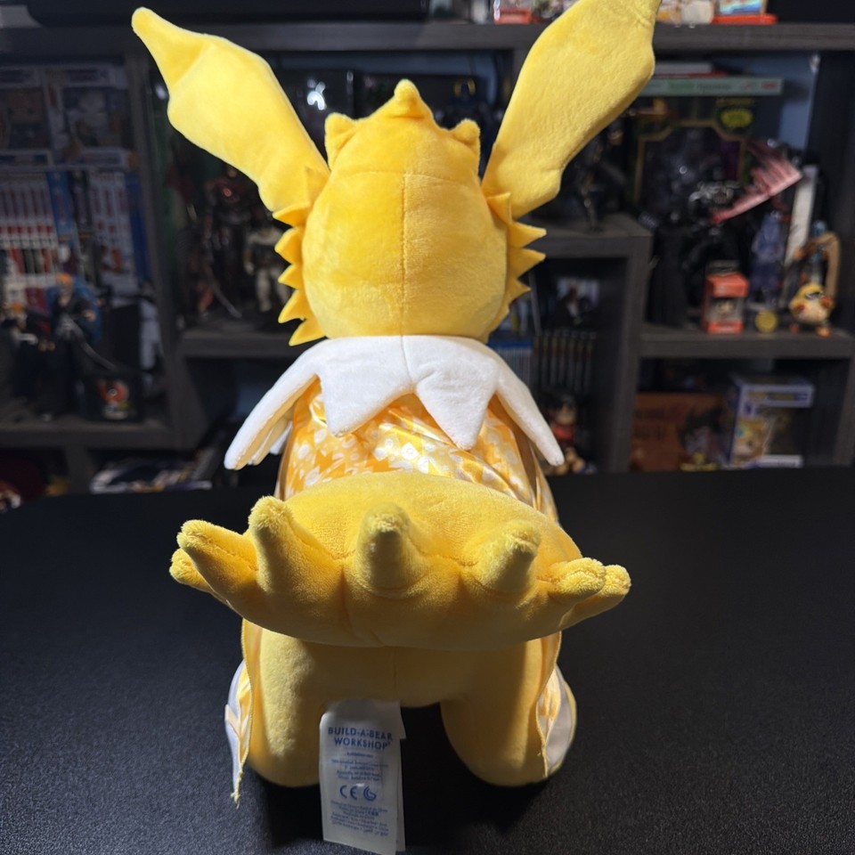 Pokemon Build-A-Bear 14" Jolteon Plush Eevee Eeveelution No Sound W ...