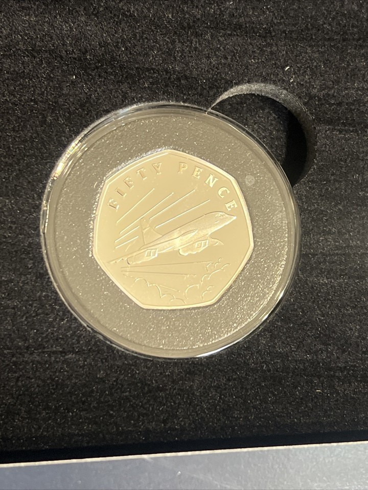 Concorde Silver 50p Coin Set | eBay UK