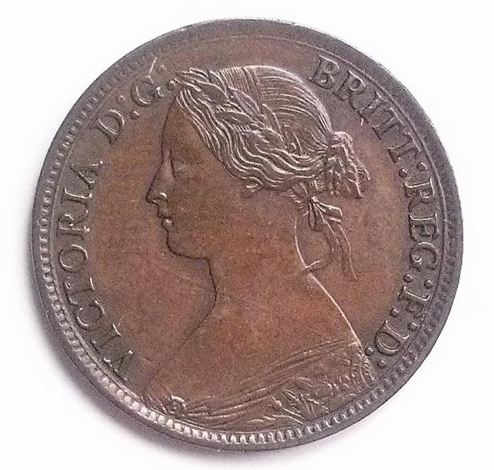 1865 Farthing Coin Queen Victoria 5 Over 2 Variety High Grade | eBay UK
