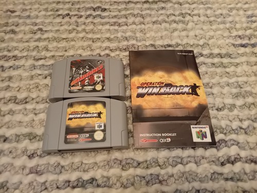 Armorines & Operation Winback Nintendo N64 Cartridge Bundle PAL Plus ...