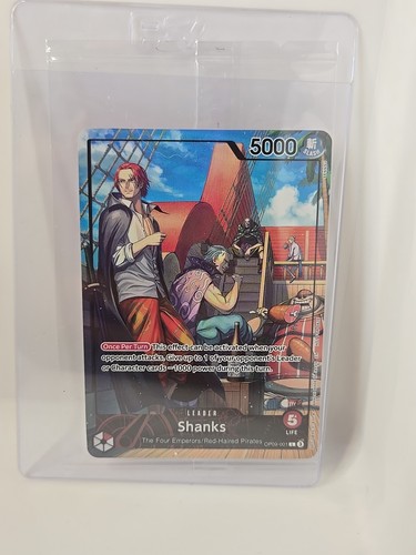 One Piece Shanks Leader PSA Promo Card Exclusive OP09-001 Sealed | eBay