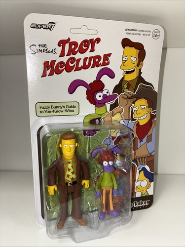 Super7 The Simpsons ReAction Troy McClure Fuzzy's Bunny's Guide to You ...