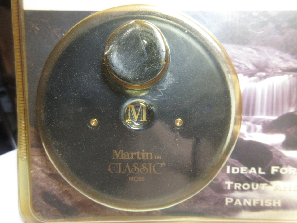 Vintage Martin Classic MC56 Fly Reel, New Old Stock in sealed package ...