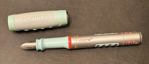 Rotring Core Fountain Pen Green And Silver LSM Core R Germany XL Nice | eBay