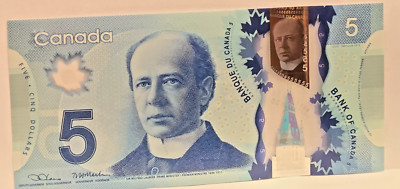Canada Polymer Note $5 2013 Lane - Macklem prefix INS UNC | eBay