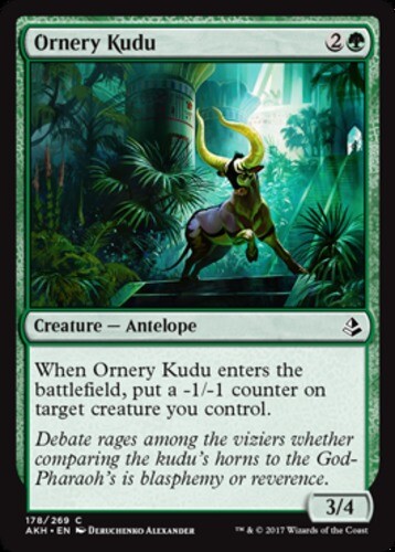 MTG: Ornery Kudu [Moderately Played] Amonkhet Magic the Gathering CCG ...