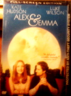 Alex and Emma (DVD, 2003) Kate Hudson Luke Wilson 85392838622| eBay