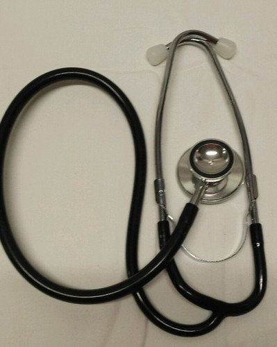Preowned Generic Dual Head Lightweight Adult Stethoscope Black Great ...