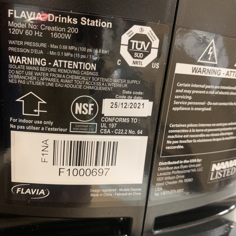 Flavia Creation 200 Drink Station ( NEW-OPEN BOX) | eBay