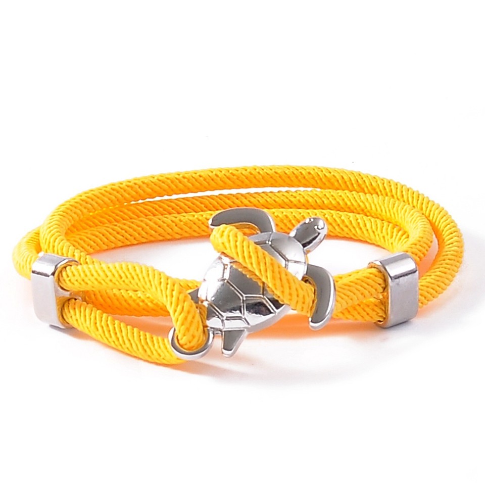 Sea Turtle Milan Cord Nylon Rope Wrap Bracelet for Men and Women ...