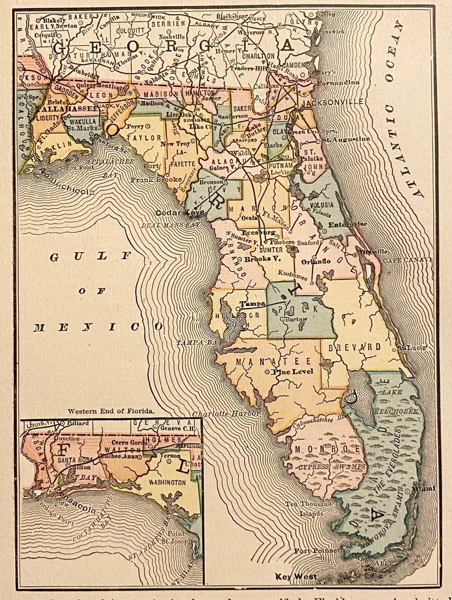 Detailed Map Of Florida Counties