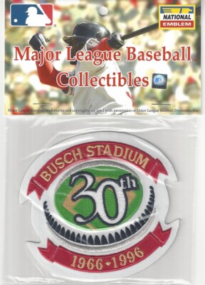 1996 Busch Stadium 30th Anniversary Sleeve Patch St Louis Cardinals in ...