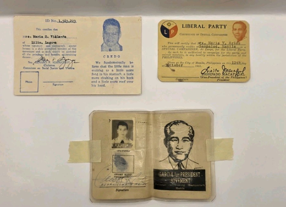 Philippines 1950s-1960s Vintage Political Identification Card.Lot Of 3 ...