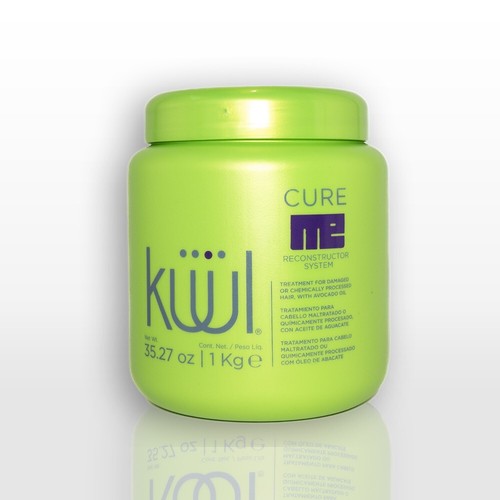 2 PACK KUUL RECONSTRUCTOR SYSTEM CURE ME TREATMENT HAIR 35.2 ea OZ ...
