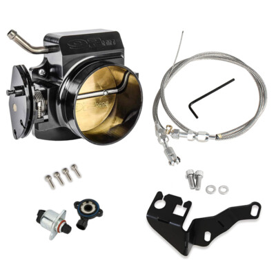92mm Throttle Body & TPS IAC Throttle Cable Bracket for LSX LS LS1 LS2 ...