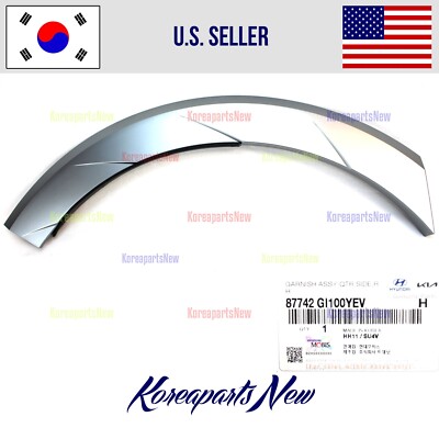 REAR Quarter Panel Molding Right PASSENGER Gray ⭐OEM⭐ IONIQ 5 Limited ...