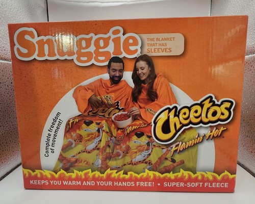 Snuggie Flaming Hot Cheetos Wearable Super Soft Fleece Blanket w ...