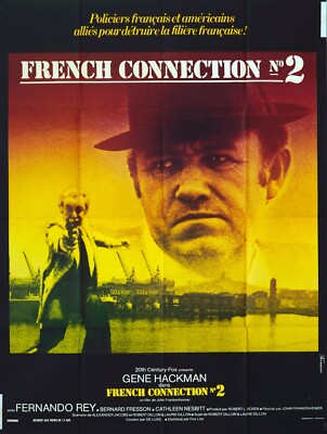 FRENCH CONNECTION 2 MOVIE POSTER ORIGINAL 120x160 GENE HACKMAN | eBay
