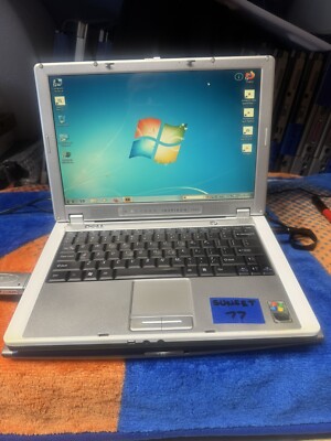 Dell Inspiron 700m, 12.1 TFT, Win7pro, 80GB,, 2GB, DVD-RW, Wifi. #002 ...